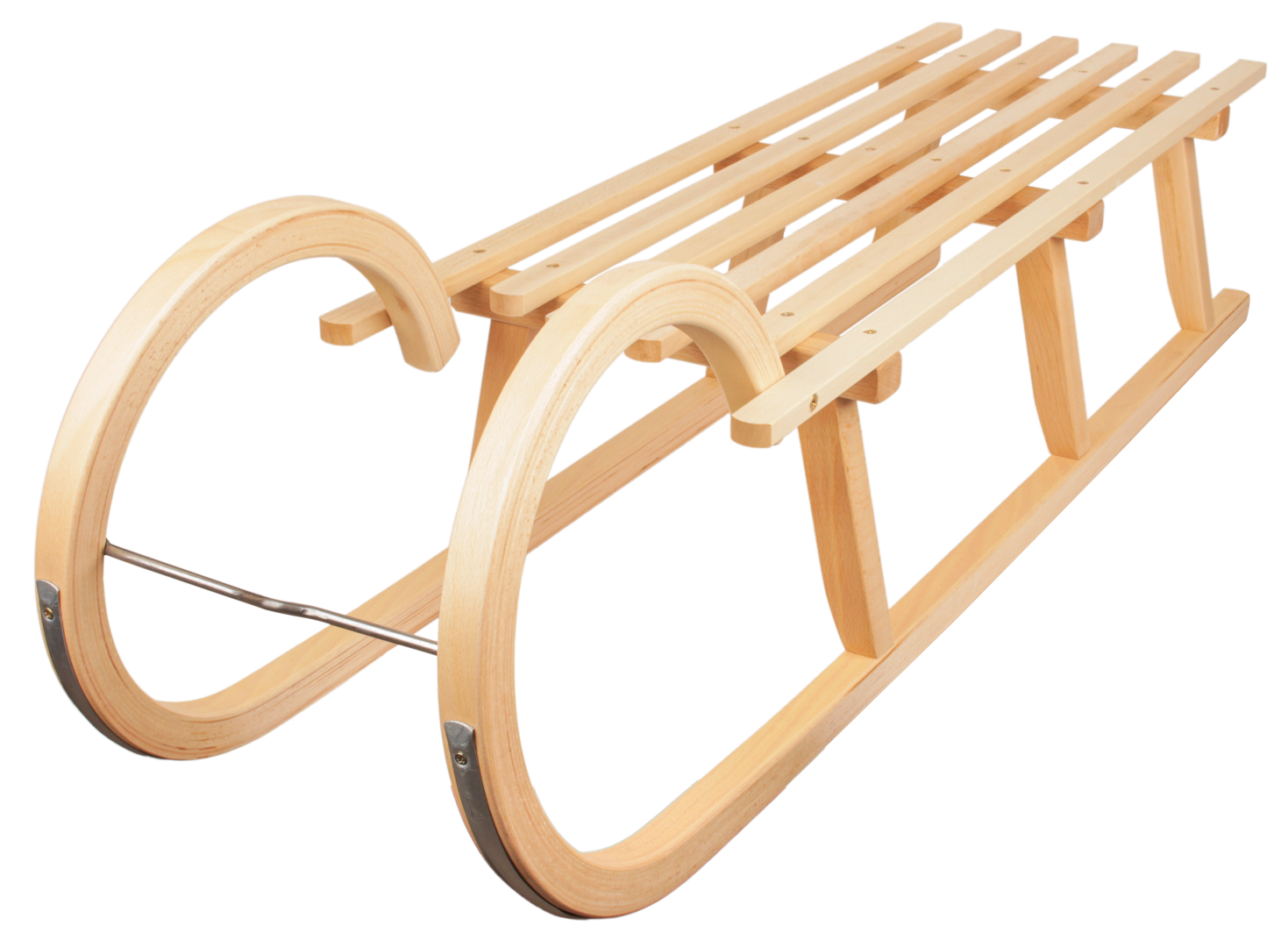 DUZE SANKI DREWNIANE BARANIE ROGI NA KULIG XXL Woodcarver
